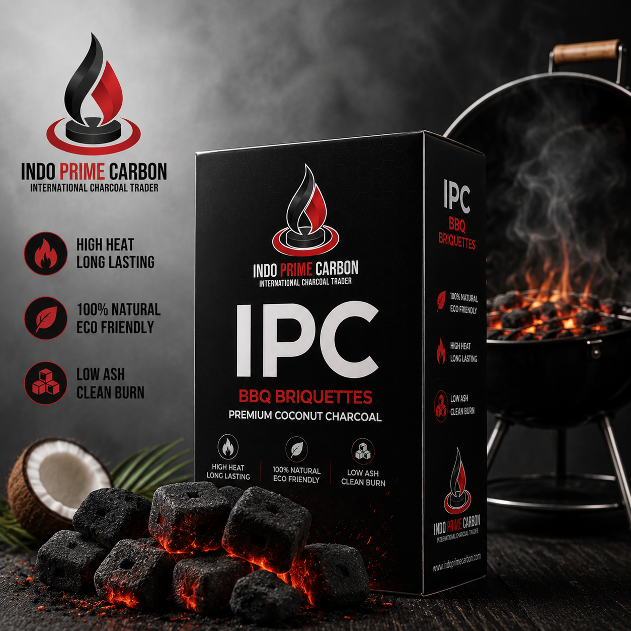 INDO PRIME CARBON — Indonesian Charcoal Exporter